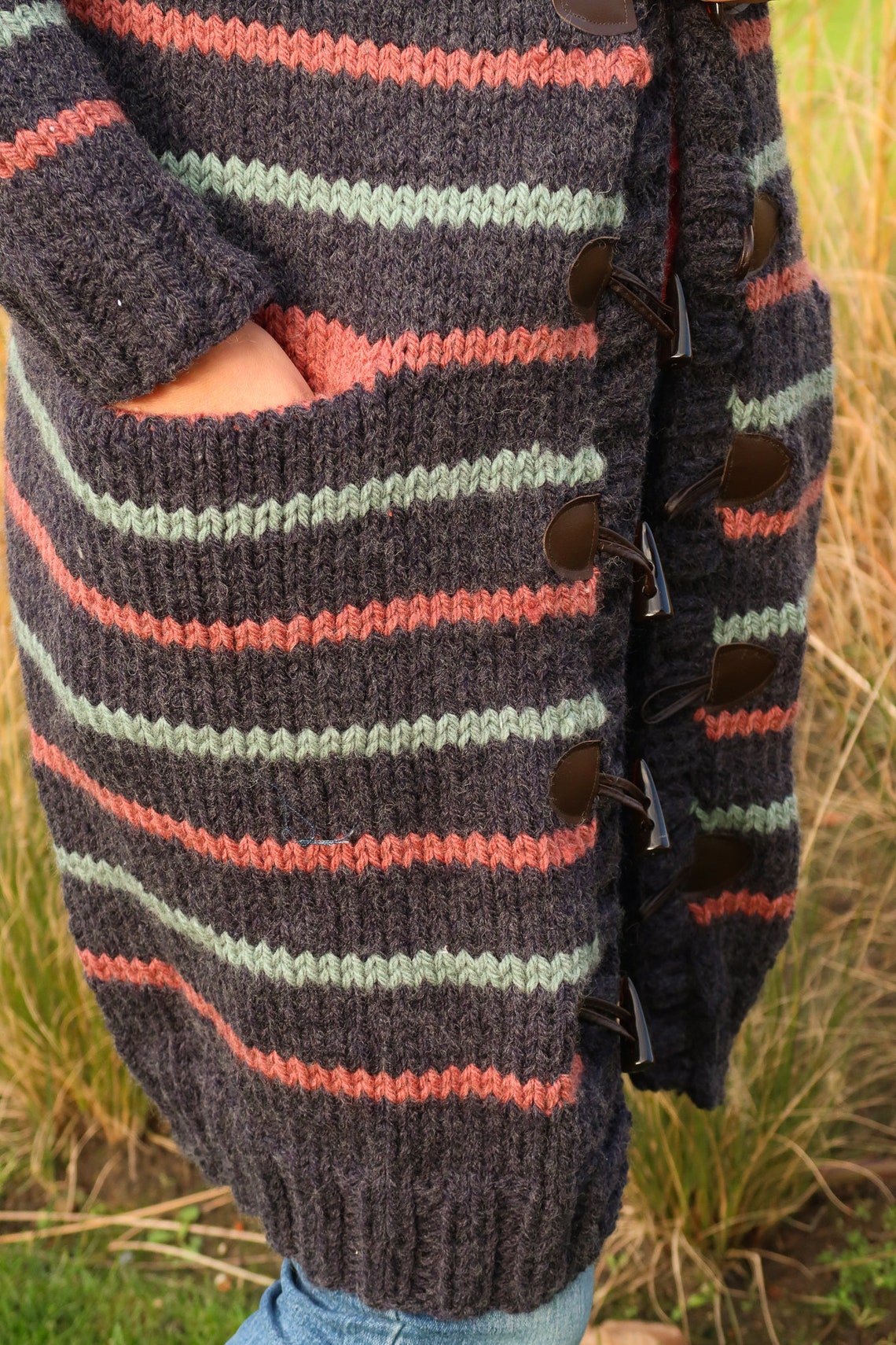 Long Cardigan Knitting Pattern Long Knit Cardigan Pattern for - Etsy