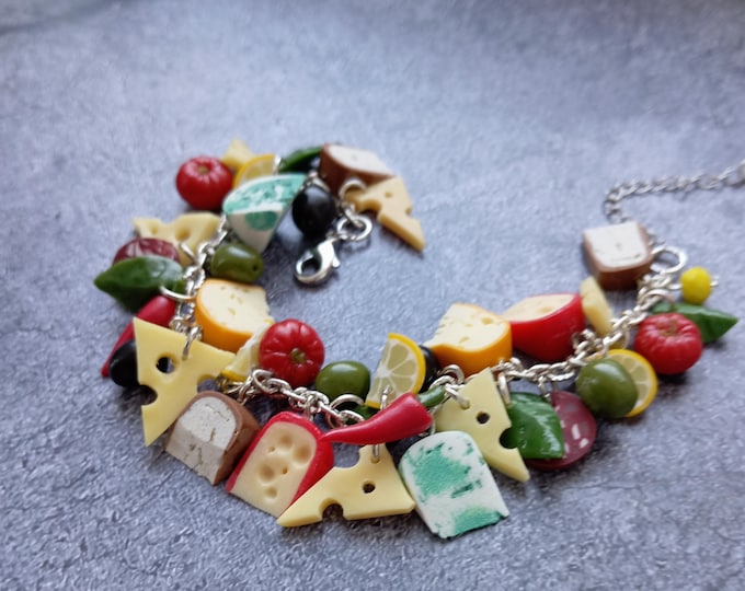 Peanut Butter and Jelly Bracelet -sandwich Charm Bracelet - Peanut ...