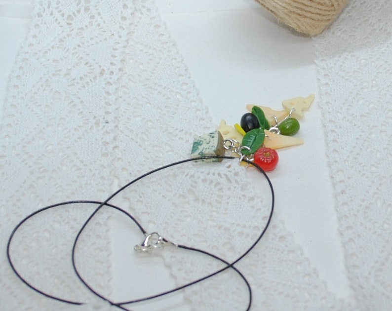 Pendant Cheese Cheddar Olive-polymer Clay Food-birthday | Etsy