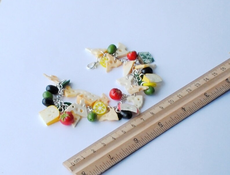 Bracelet Cheese Cheddar Dorblu Olive-polymer Clay - Etsy