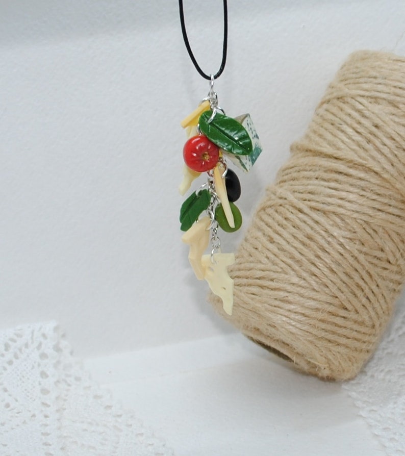Pendant Cheese Cheddar Olive-polymer Clay Food-birthday Accessories ...
