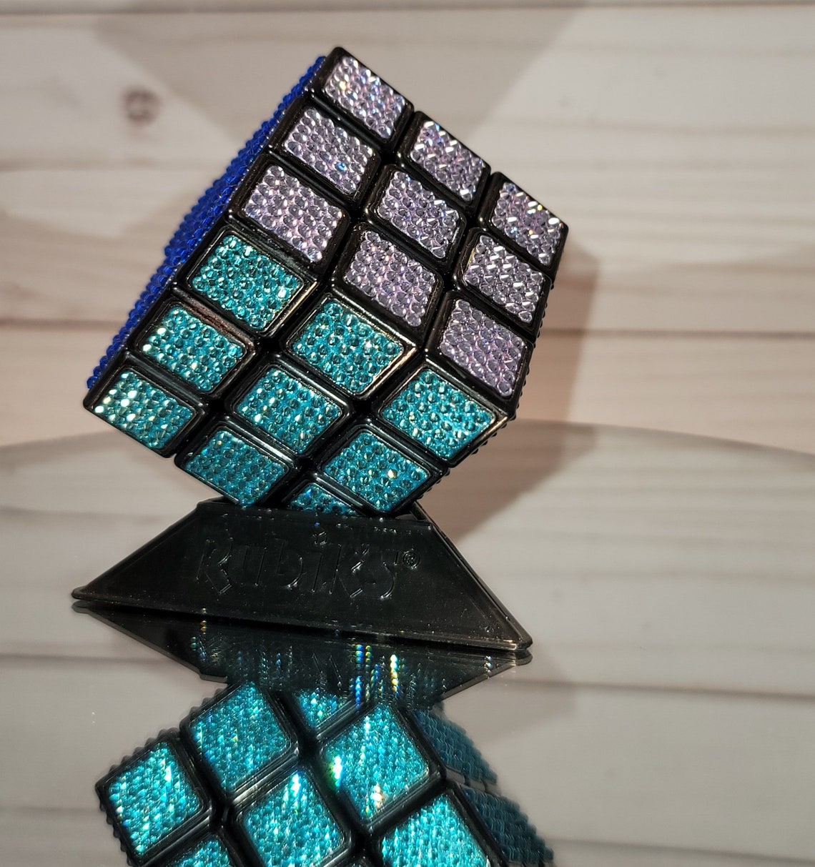 Crystal Rhinestone Rubiks Cube retro Gamev Custom Colors - Etsy