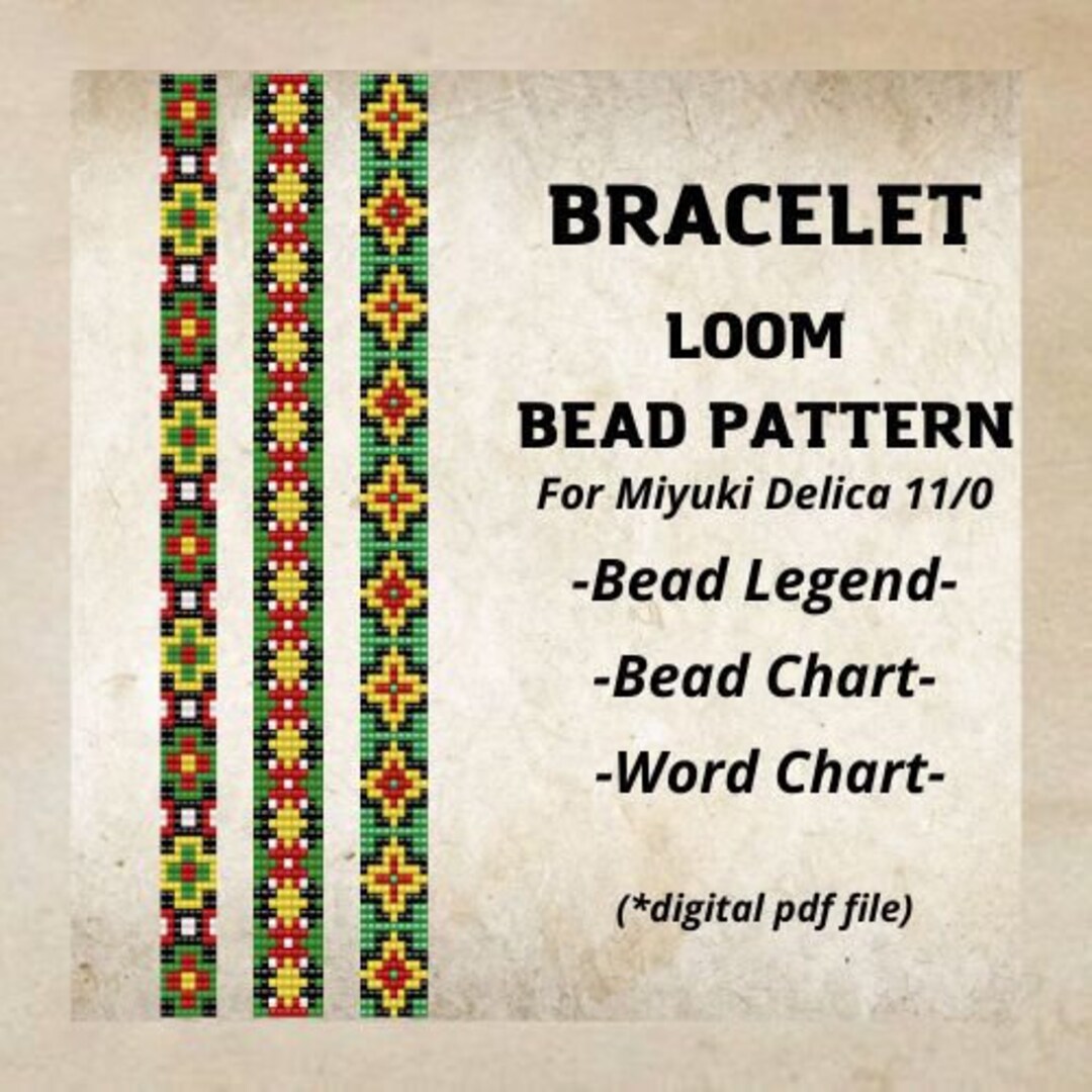 Ukraine Loom Bead Pattern Set Loom Patterndigital Download - Etsy