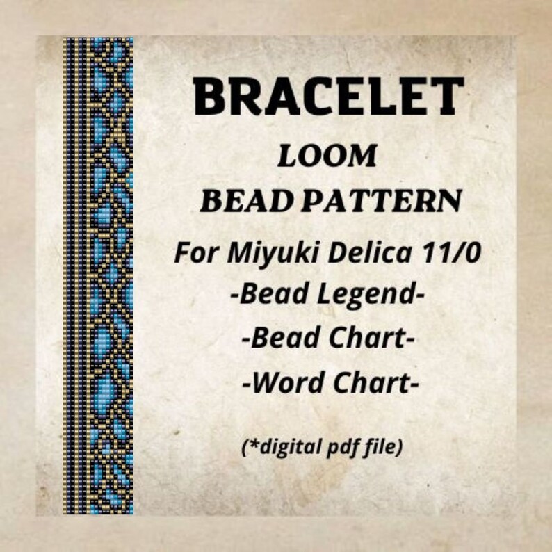 Serpent Loom Bracelet Patternpdf Pattern Bead - Etsy