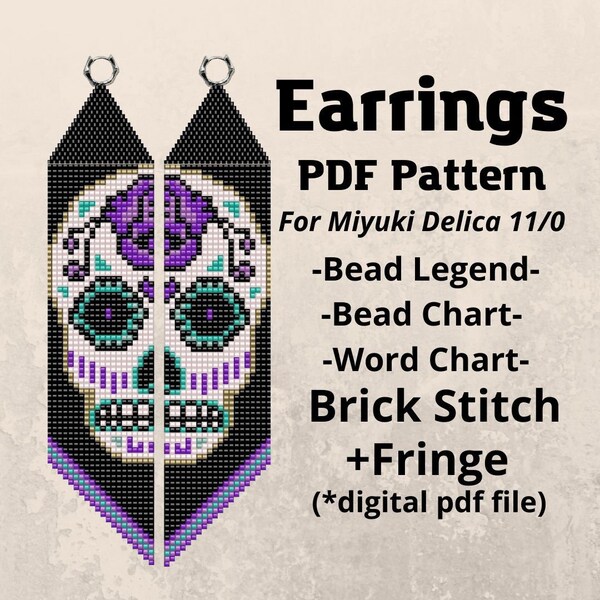 Sugar Skull Earrings - Etsy