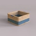 Handwoven Bamboo Basket Bohemian Storage Container Box With - Etsy