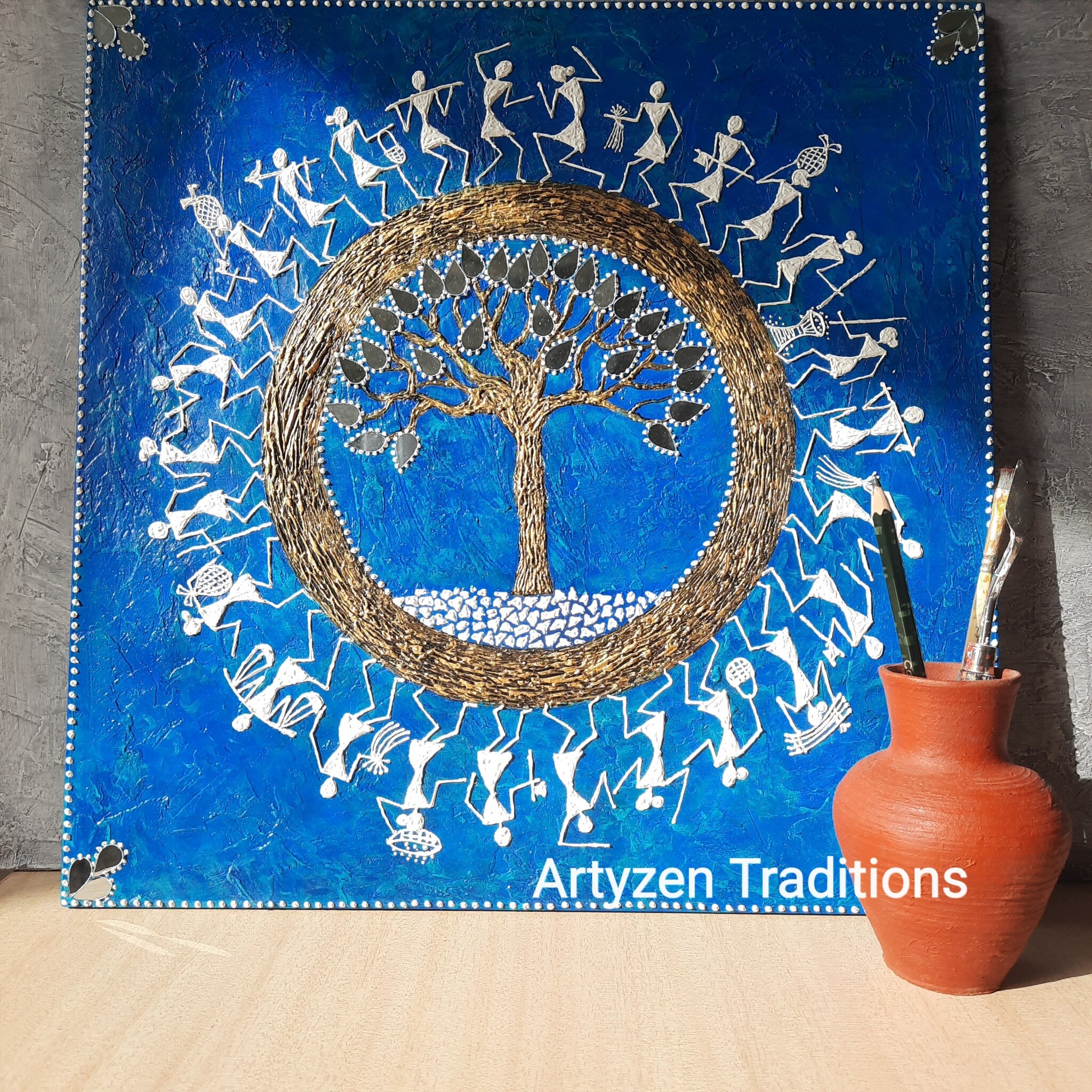 Handmade Indian Mural Art