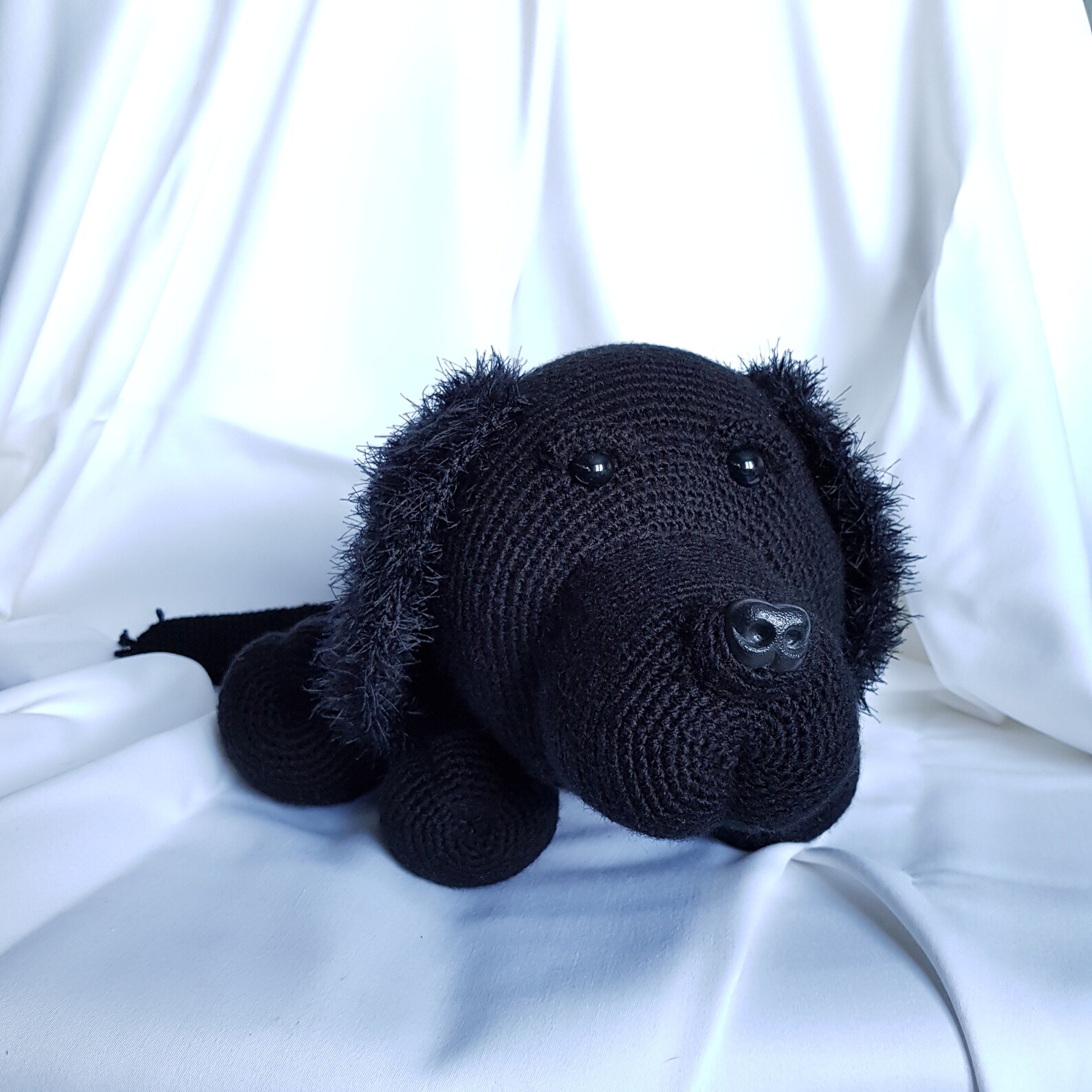 Amigurumi Crochet Newfoundland Black Dog Toy - Etsy