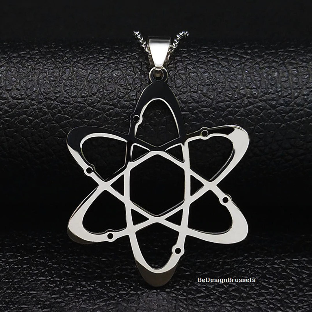 Atom Pendant Necklace - Etsy