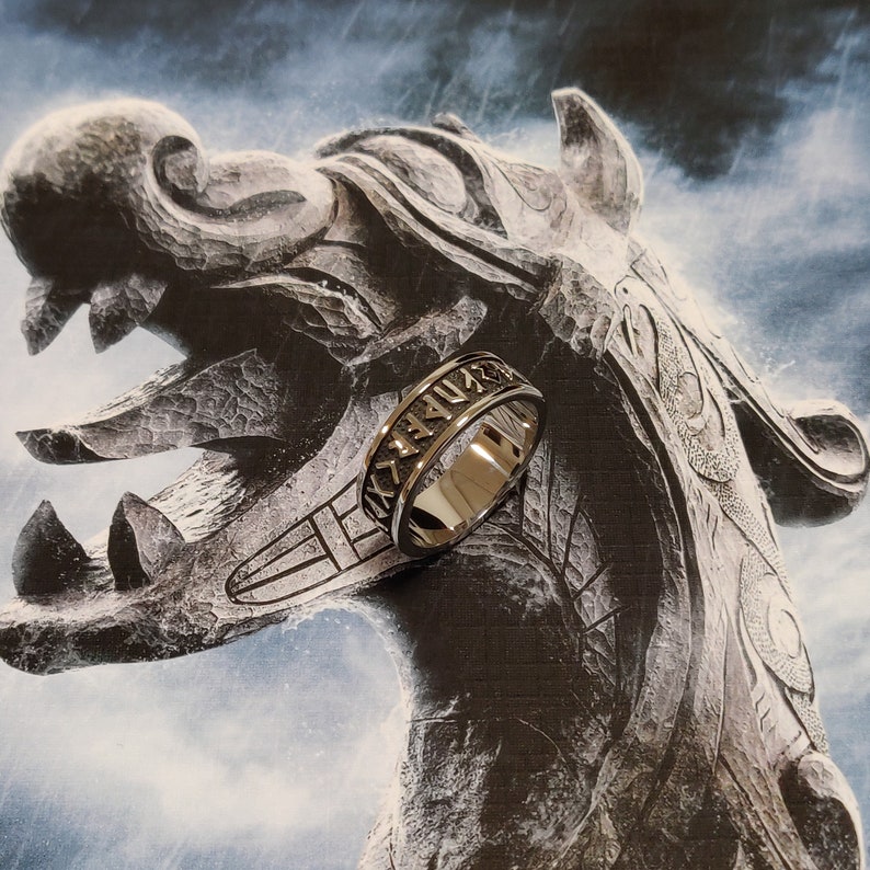 Viking Armanen Runes Ring | Etsy