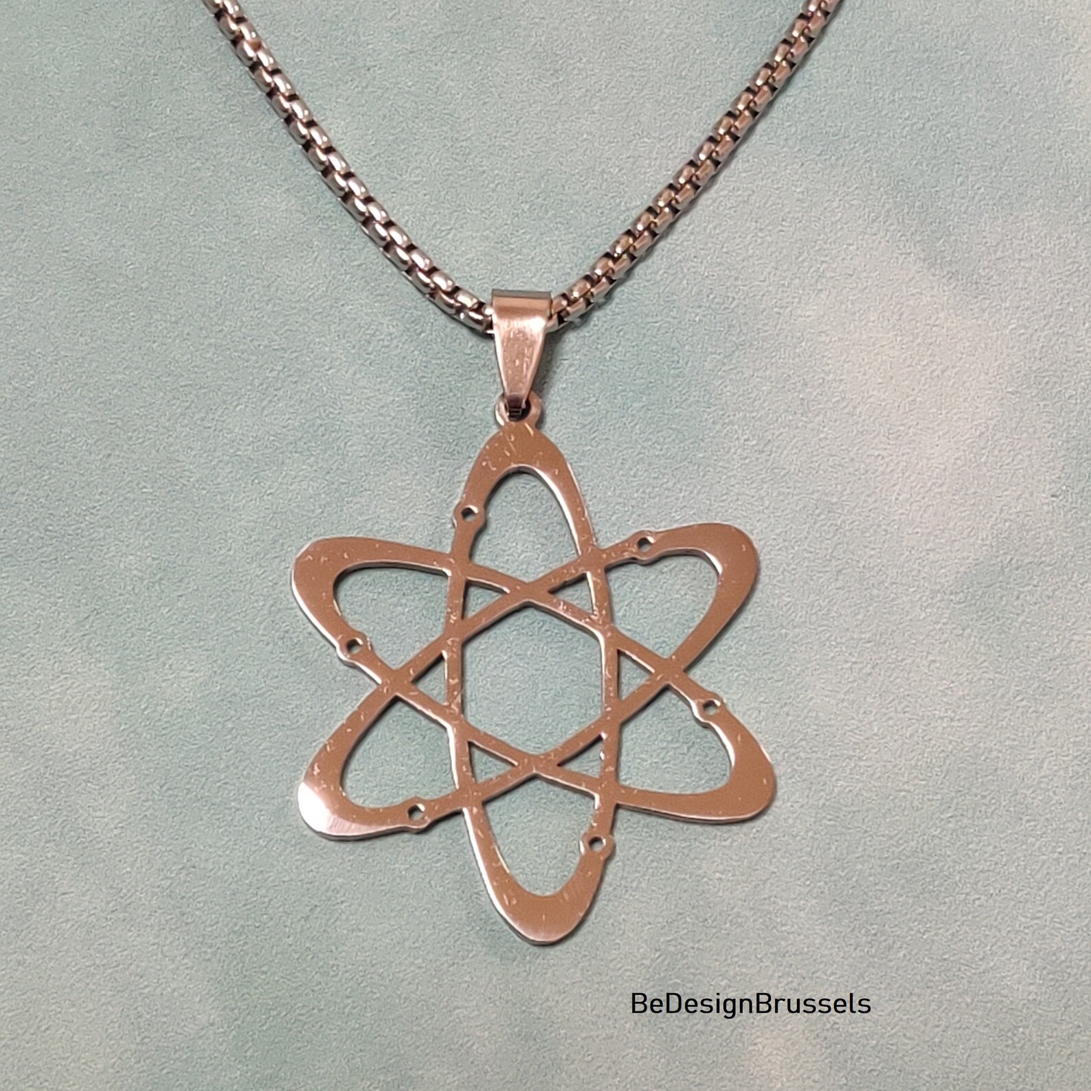 Atom Pendant Necklace - Etsy