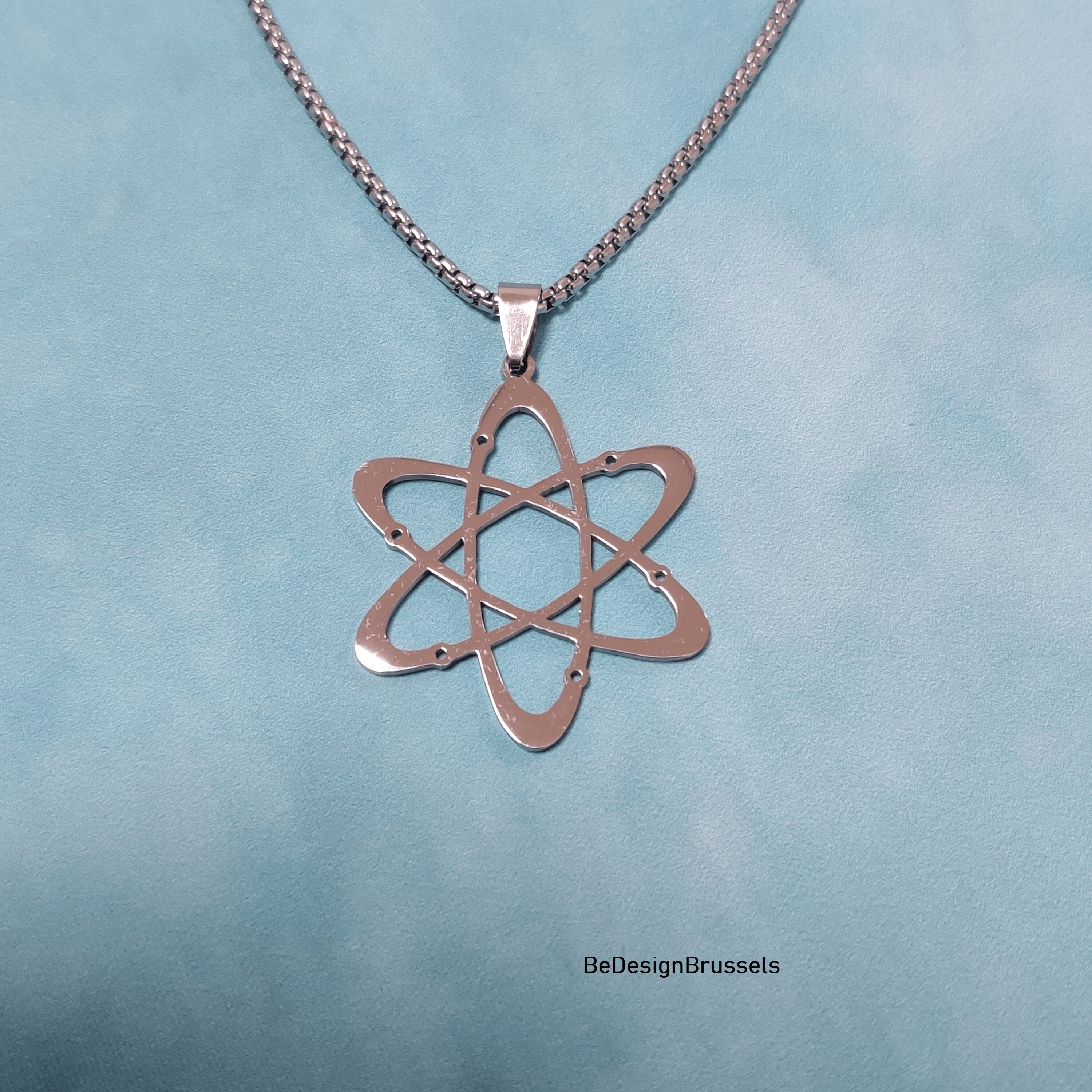 Atom Pendant Necklace | Etsy