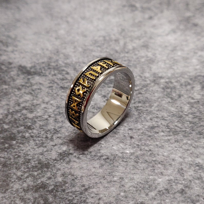 Viking Armanen Runes Ring | Etsy