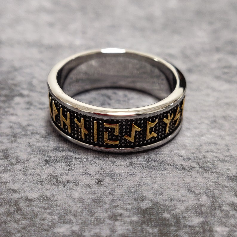 Viking Armanen Runes Ring | Etsy
