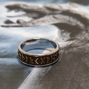 Viking Armanen Runes Ring - Etsy