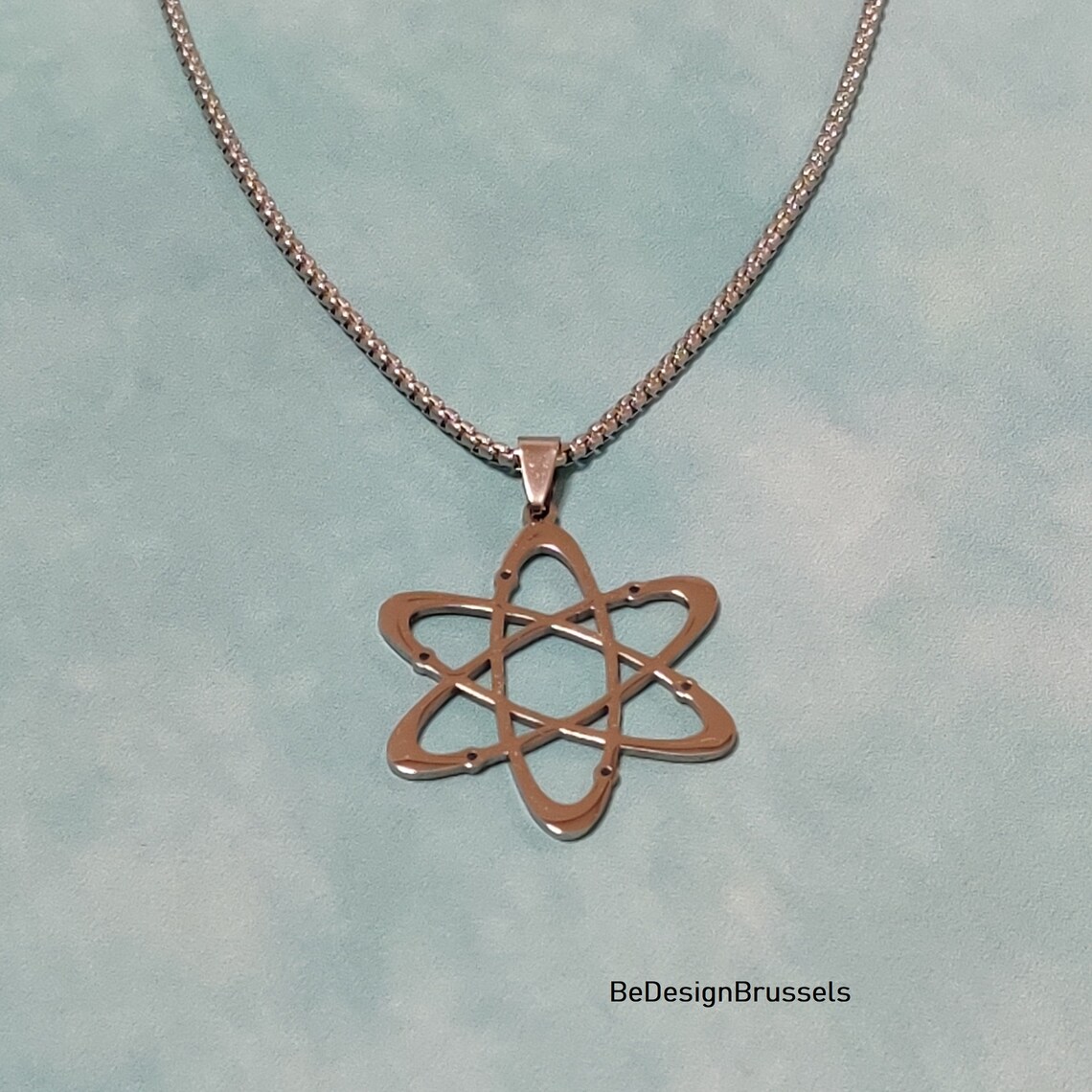 Atom Pendant Necklace - Etsy
