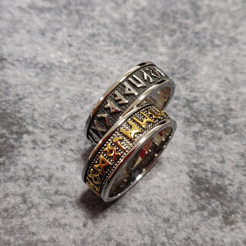 Viking Armanen Runes Ring | Etsy