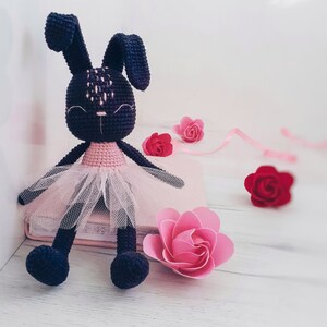 PATTERN Black Bunny | Amigurumi Rabbit | Crochet Bunny Pattern | Sweet ...