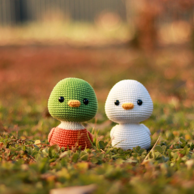 Duckling Duck Crochet Pattern Amigurumi DIY Crochet Ducks - Etsy