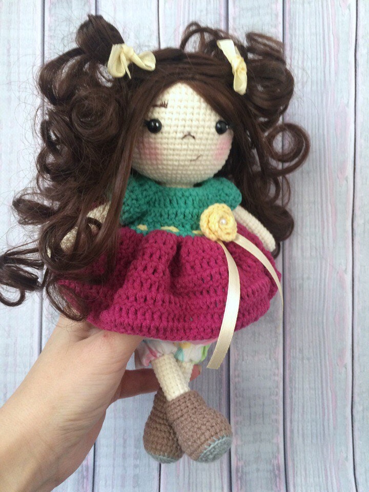 PATTERN: Crochet Baby Doll Mimi Amigurumi Pattern Tutorial - Etsy