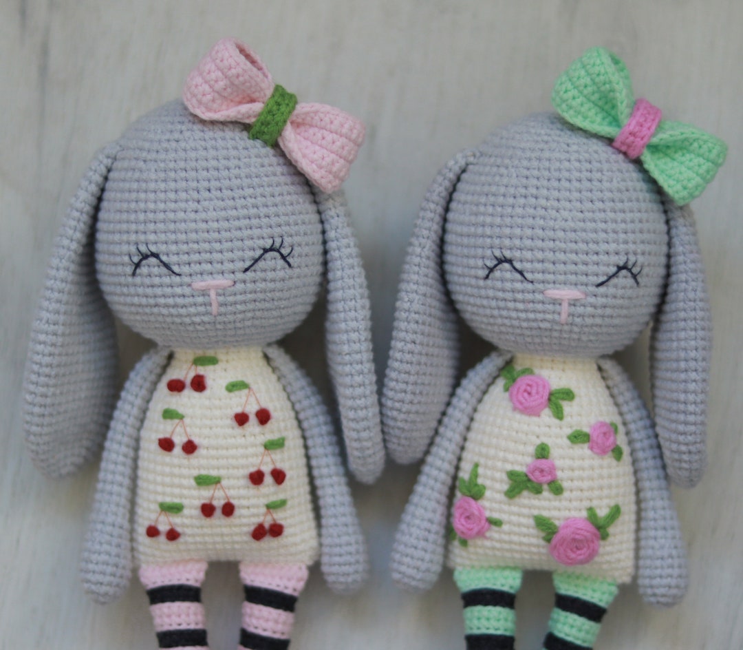 PATTERN Cute Bunny Amigurumi Rabbit Crochet Bunny Pattern - Etsy
