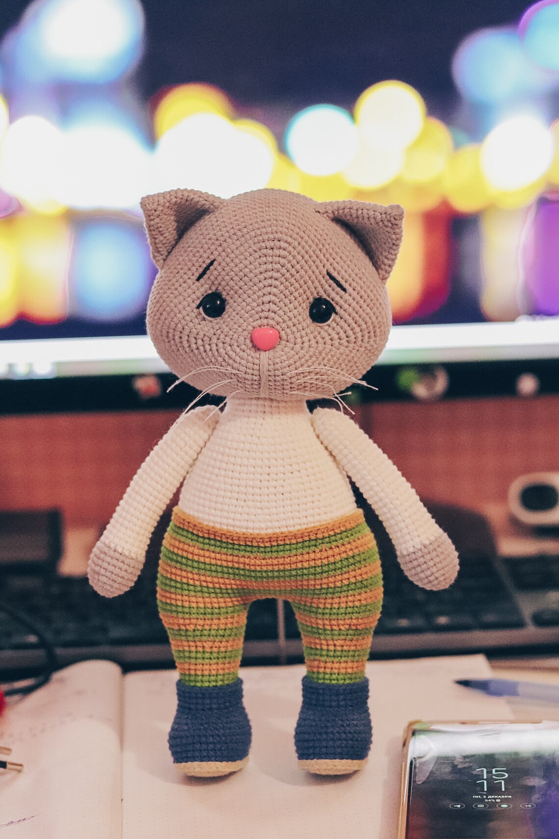 PATTERN: Crochet and knitting Cat Crochet Kitten pattern | Etsy