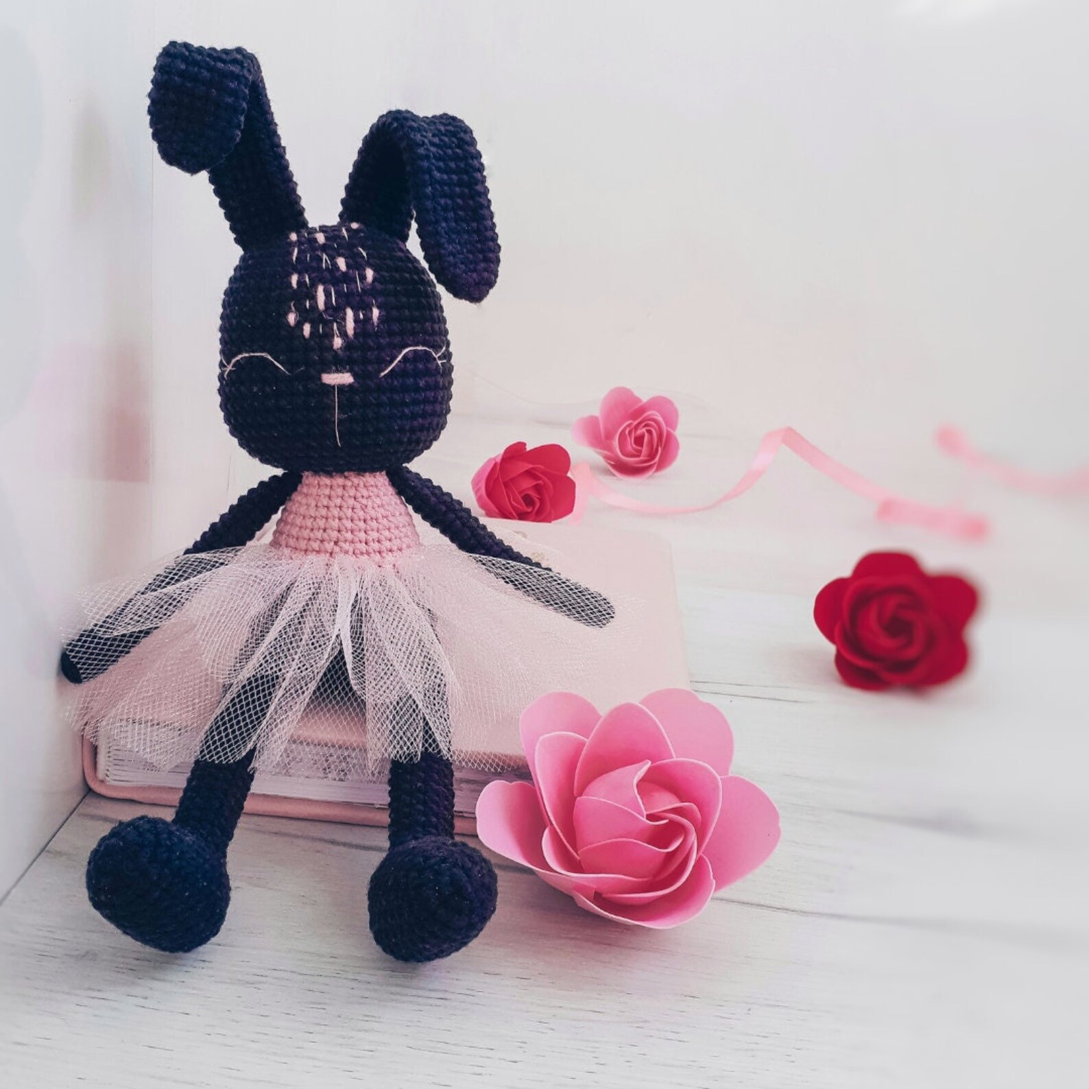 PATTERN Black Bunny Amigurumi Rabbit Crochet Bunny Pattern - Etsy