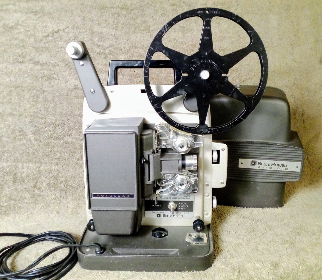 Vintage Bell & Howell Auto Load Super Eight 8MM Film Projector Model 346A Works well - Etsy France