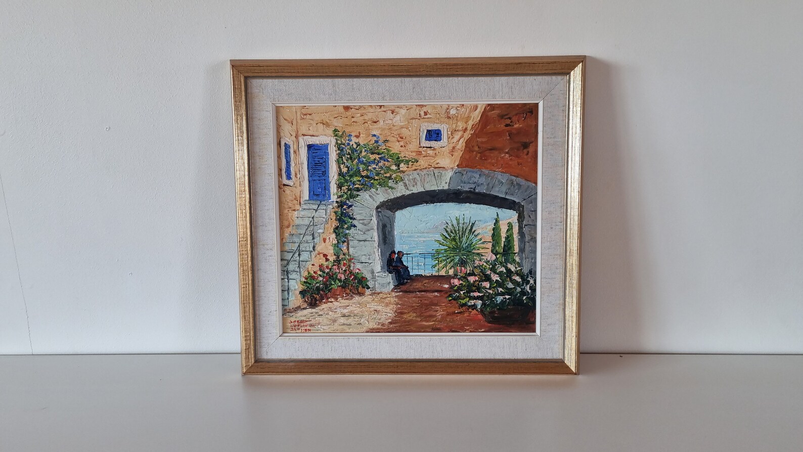 48 cm x 434 cm Luplau Janssen artist Vintage Denmark painting | Etsy