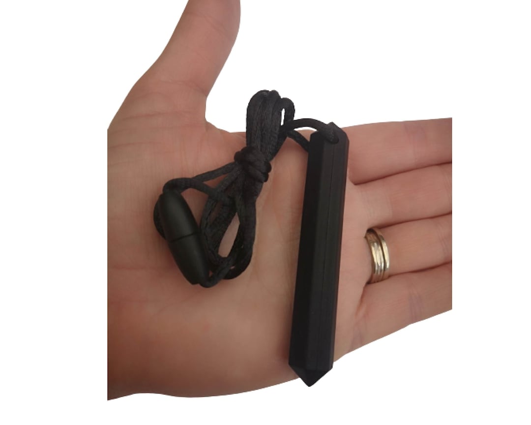 Chewelry Gem Pendant Crystal Shaped Necklace Chew Aid ADHD Anxiety ...