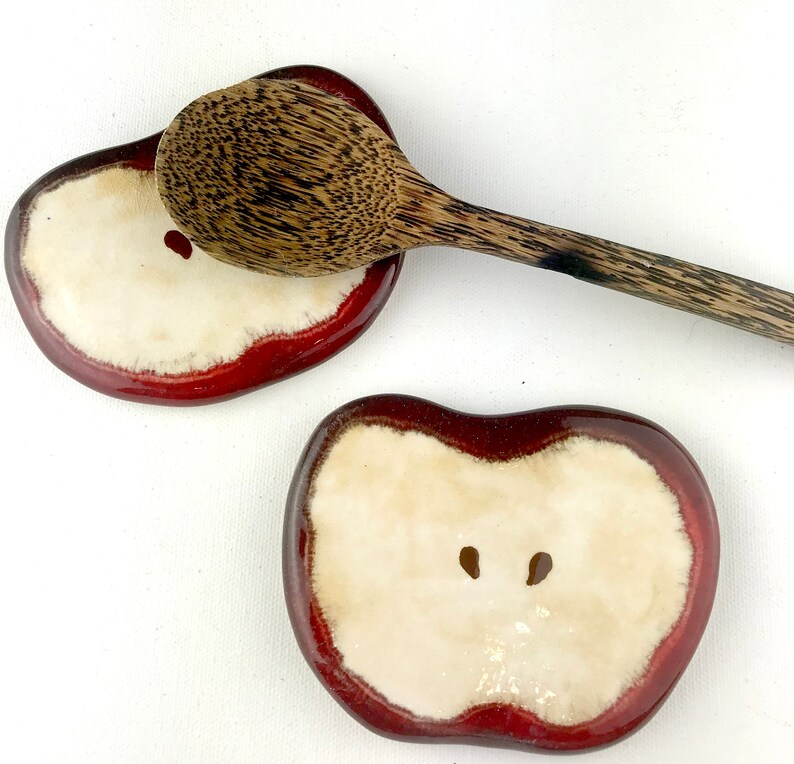 Ceramic Art Tile Spoon Rest Jewelry Dish Candle Plate - Etsy