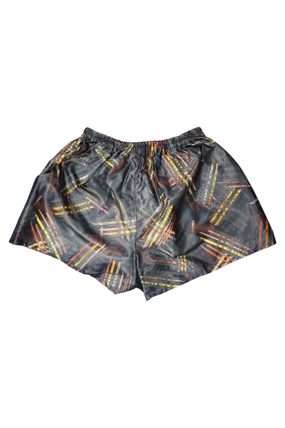 1990's Abstract Check Print Shorts/Saved By The Bell … - Gem