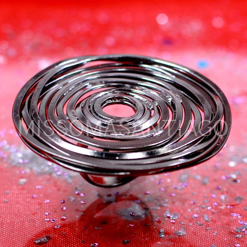 Stylish Black Ruthenium Plated Brass Ring Gothic Jewelry | Etsy