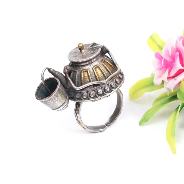 Teapot Ring - Etsy