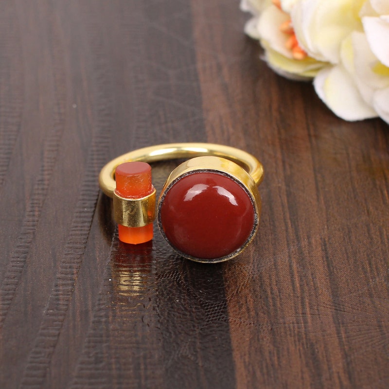 Jasper Ring - Etsy