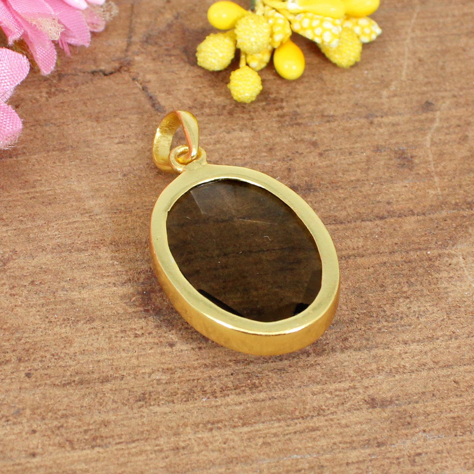 Smoky Quartz Pendant Women & Men Pendant Pendant for - Etsy