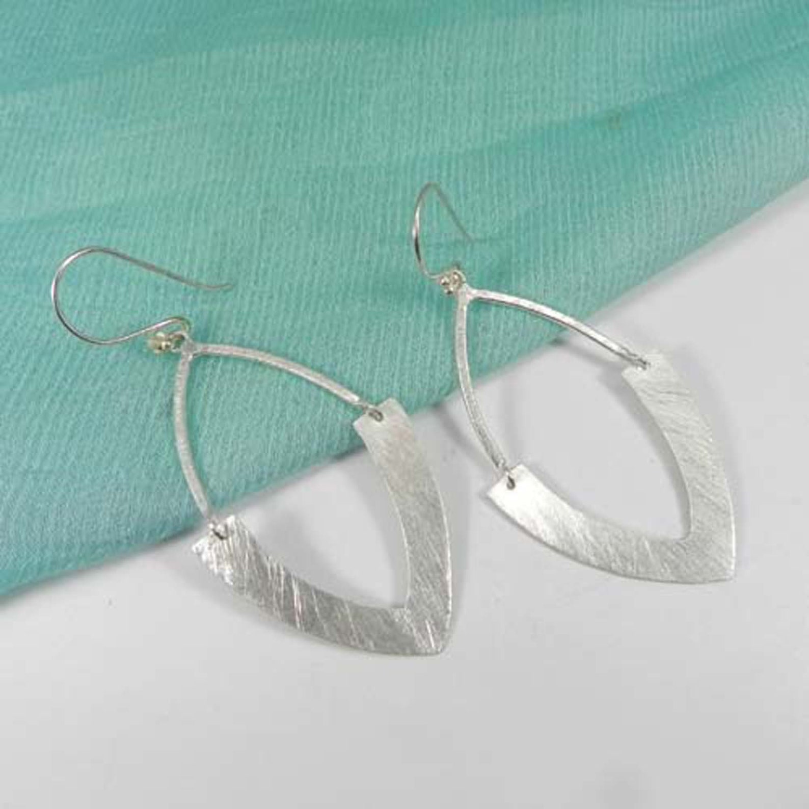 Women Dangle Earrings, Silver Earrings, Gift for Her, Everyday Earrings ...
