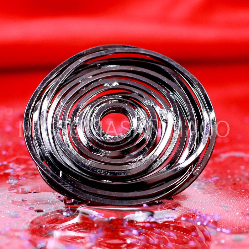 Stylish Black Ruthenium Plated Brass Ring Gothic Jewelry | Etsy