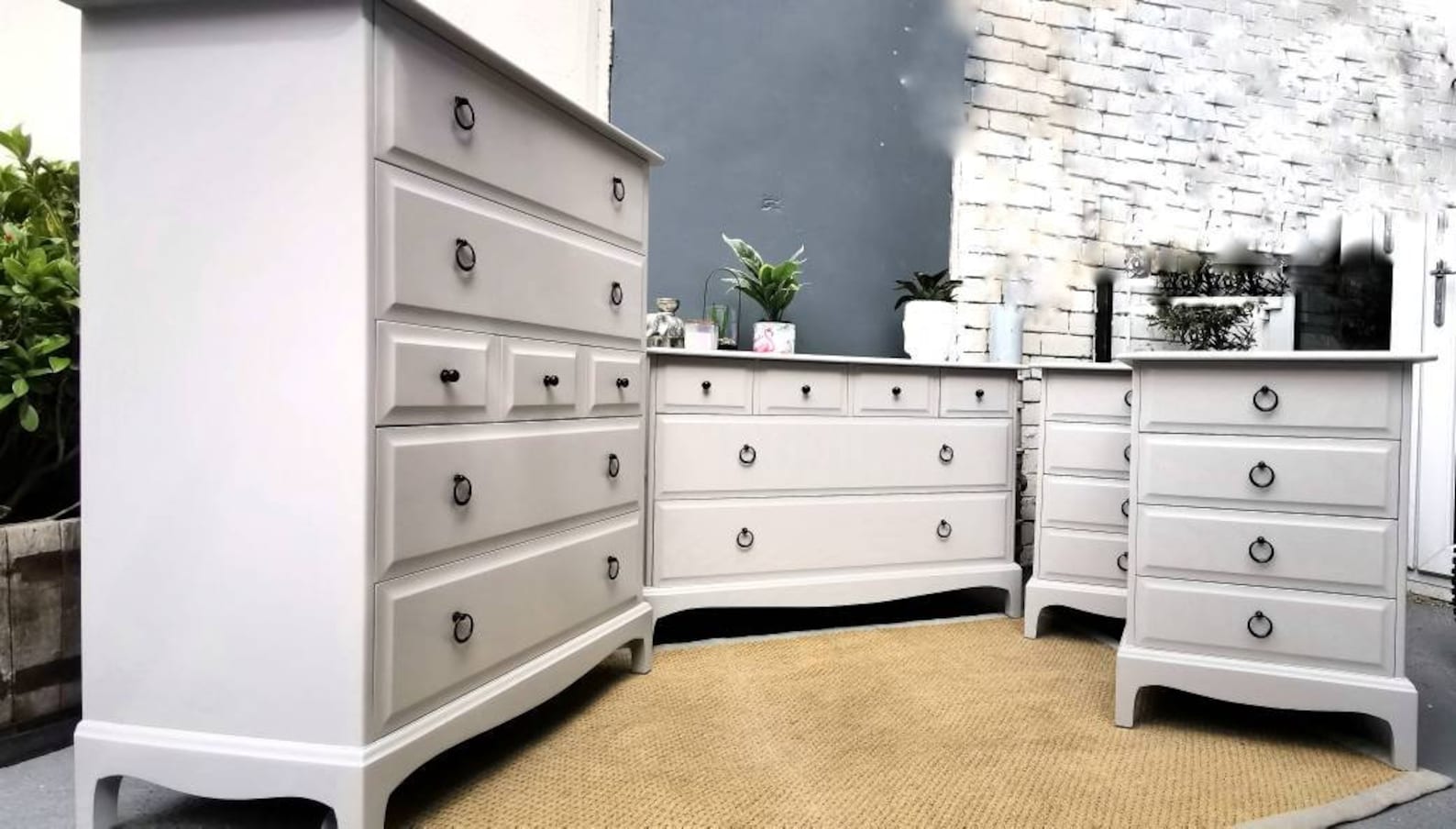Stag Minstrel Furniture Bedroom Furniture Set Painted - Etsy UK