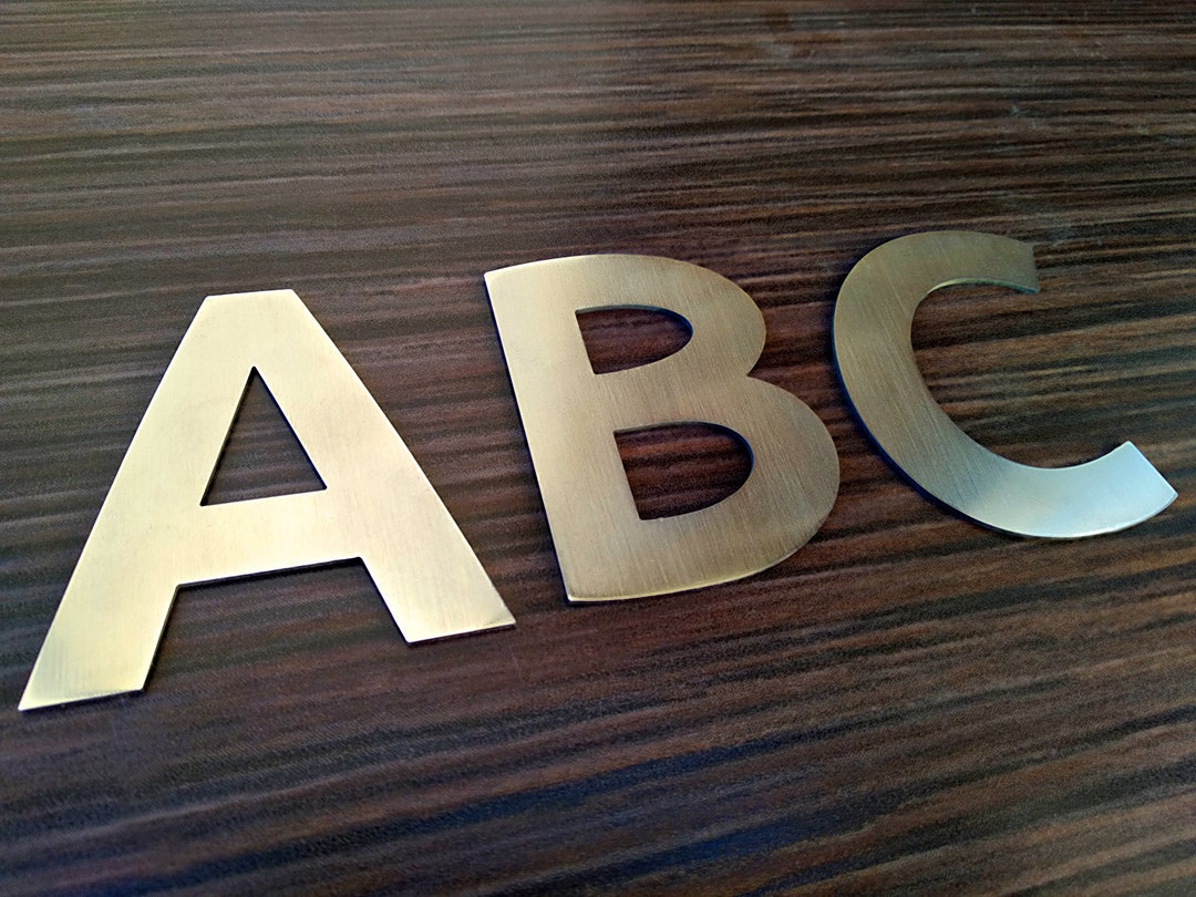 Stainless Steel Letters Metal Letters Large Metal Letters or Small ...