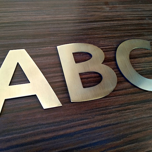 Stainless Steel Letters Metal Letters Large Metal Letters or - Etsy