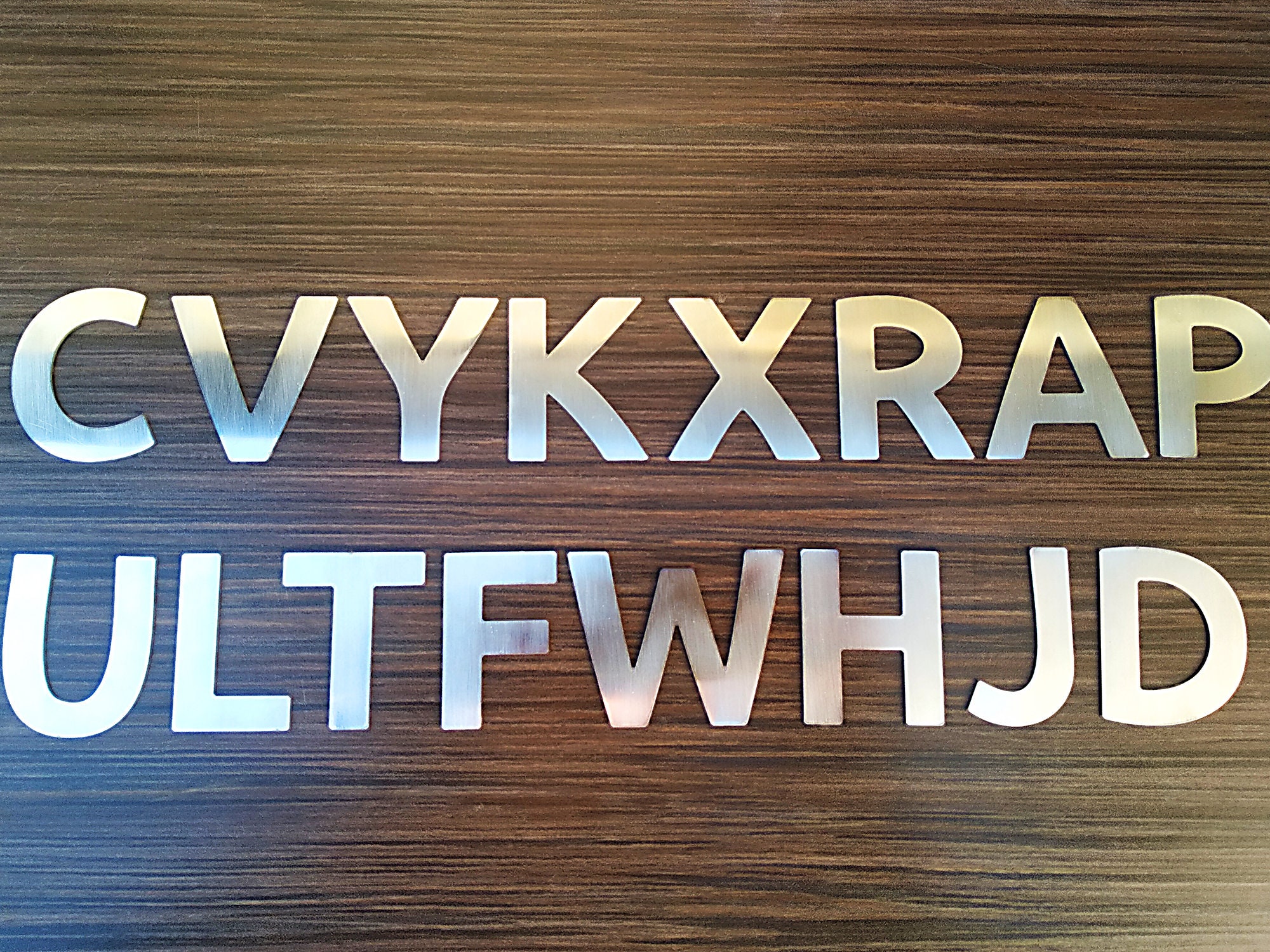 Stainless Steel Letters Metal Letters Large Metal Letters or - Etsy