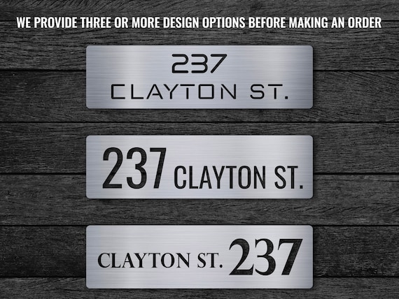 Stainless Steel Laser Cutting аddress Plate With Street Name - Etsy