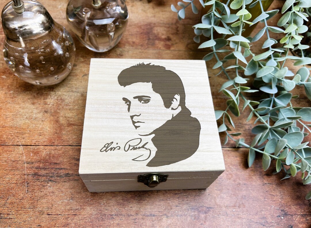 Elvis Presley Wooden Box - Etsy