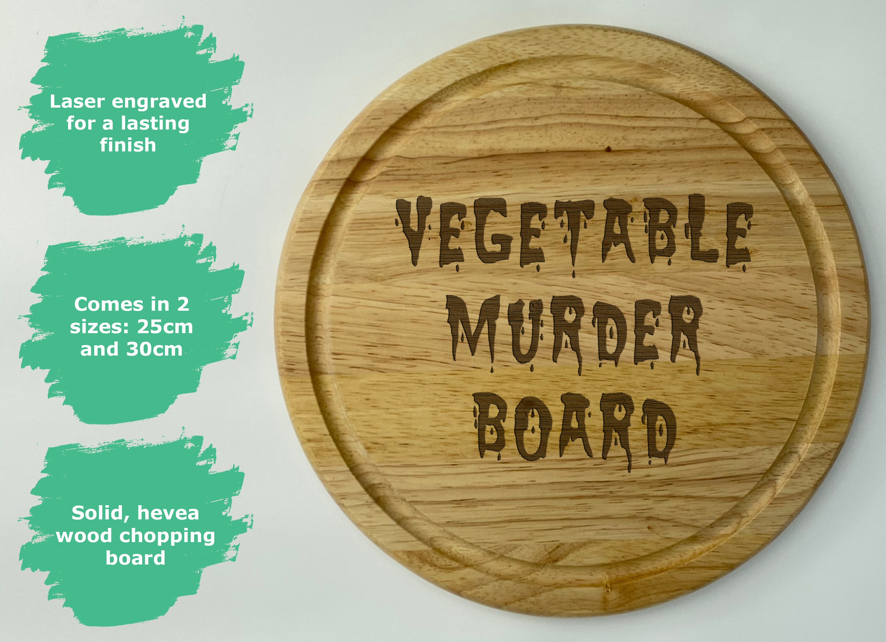 Vegetable Murder Board Chopping Board Home Décor Cooking - Etsy