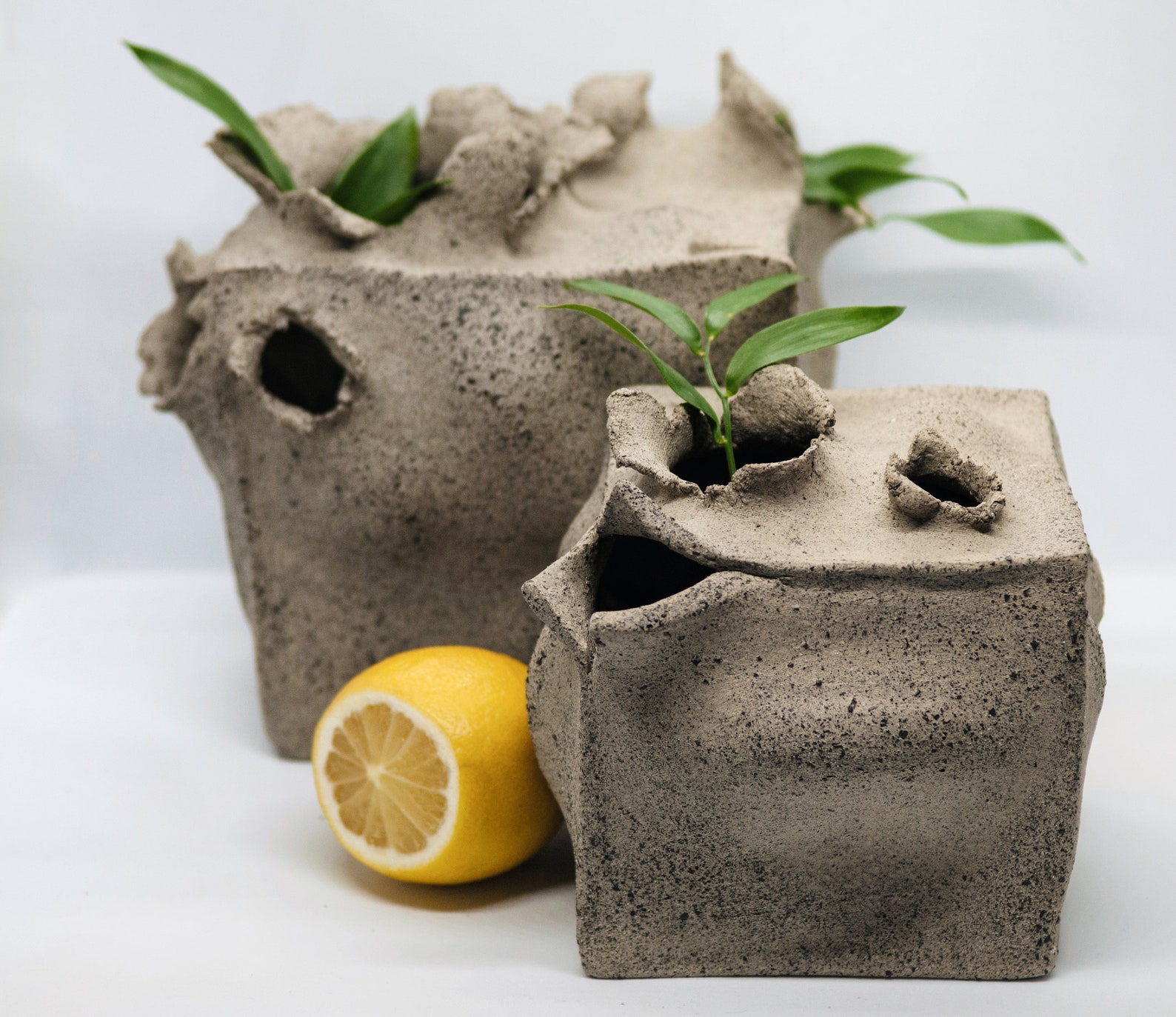 Large Stone Ceramic Vase for Flower , Vase Decor, Modern Vase, Wedding ...