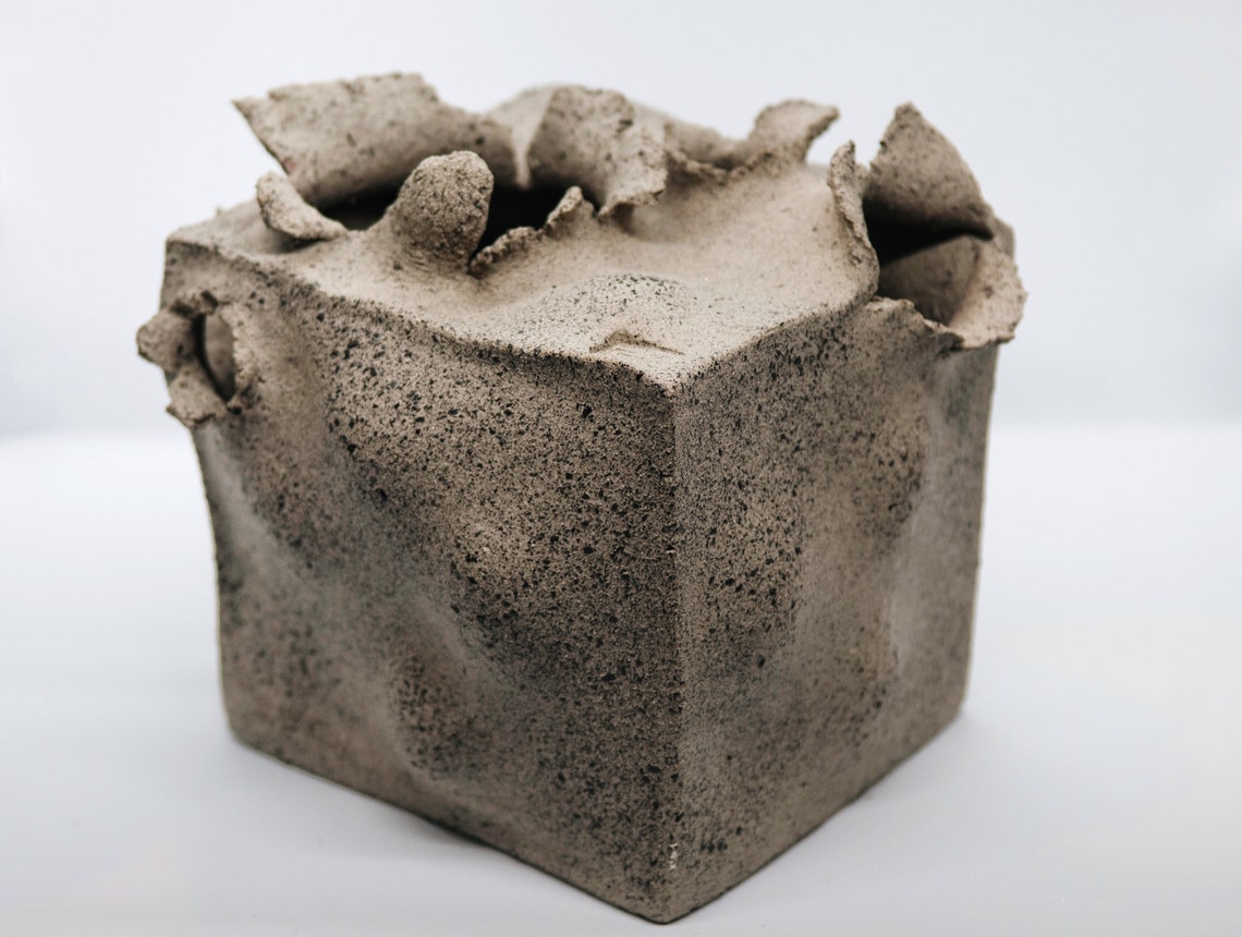 Large Stone Ceramic Vase for Flower , Vase Decor, Modern Vase, Wedding ...