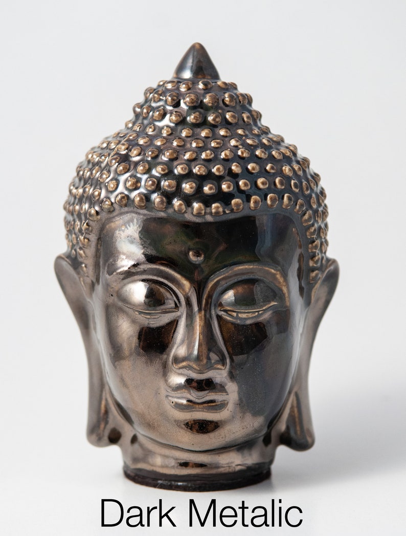 Multicolor Buddha Head Statue Ceramic Buddha Buddha Home | Etsy