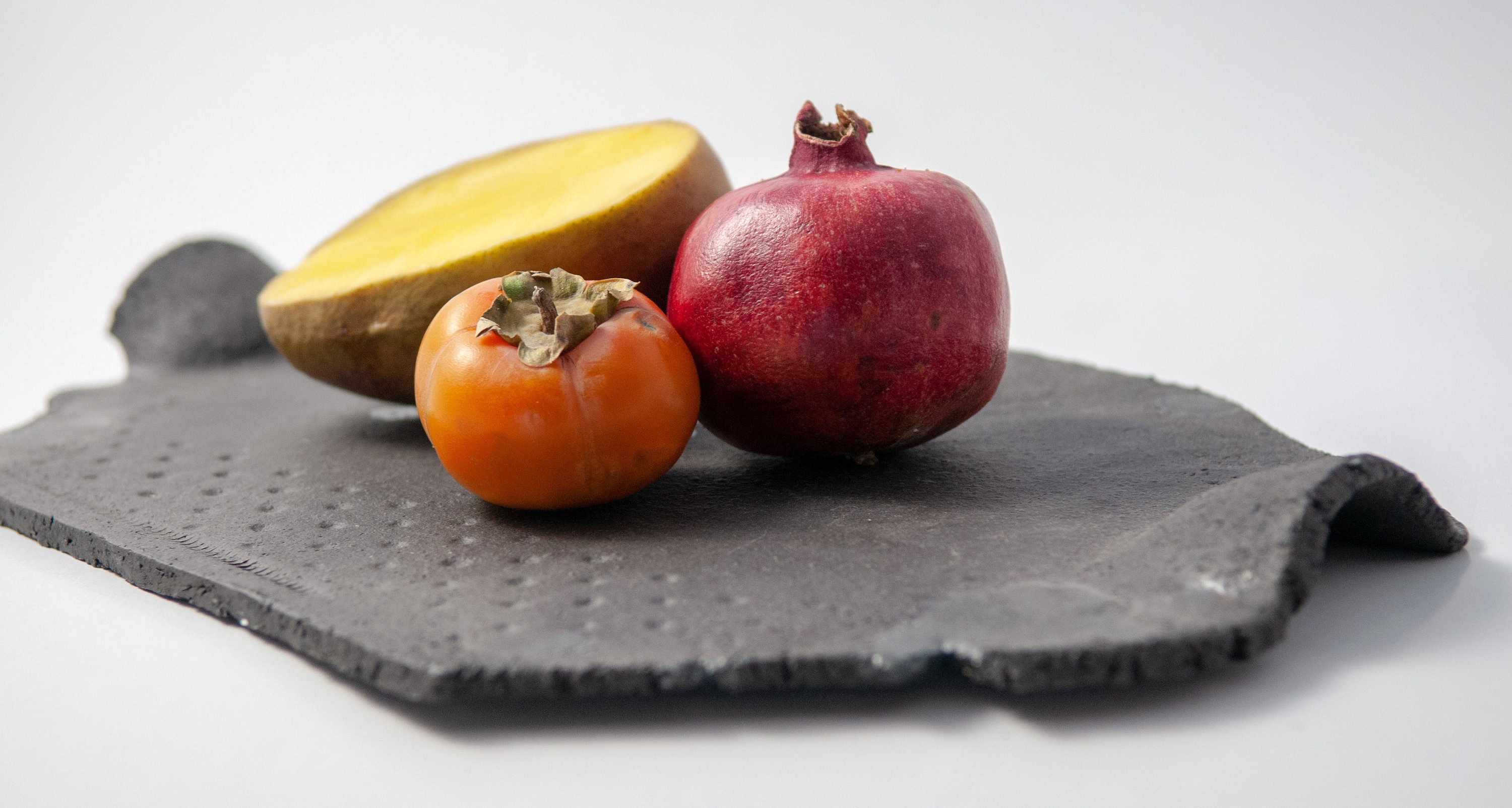 Black Ceramic Tray, Dark Gray Serving Dish, Dessert Serving, Serving ...
