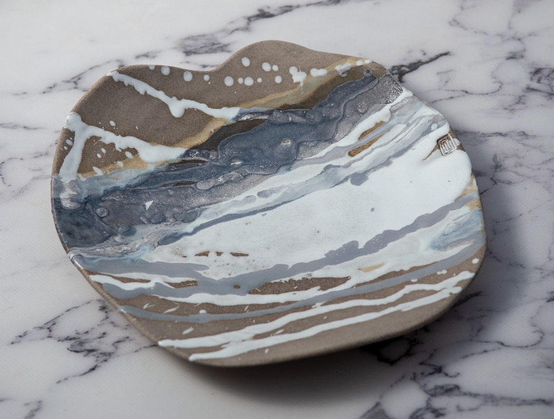 Dinner Plate, Modern Ceramic Plate, Pottery Plate, Pottery Dish Set ...